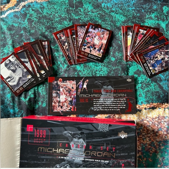 Jordan | Other | Rare Michael Jordan Career Set Entire 6 Card Upper ...